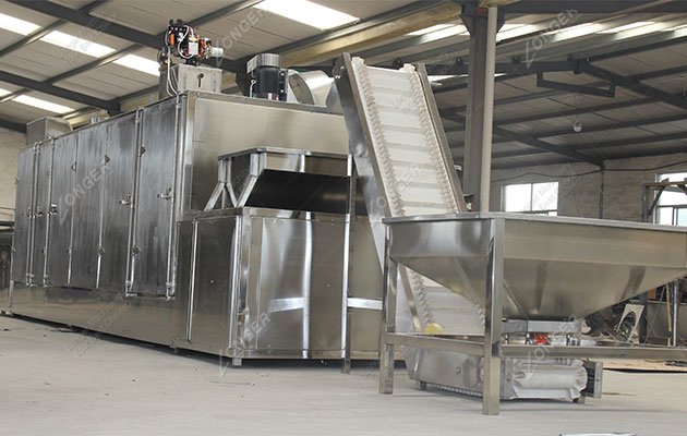 Continuous Bavarian Nut Roaster Machine for Sale